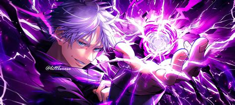 Satoru Gojo Hollow Purple By Littlerose09 On Deviantart