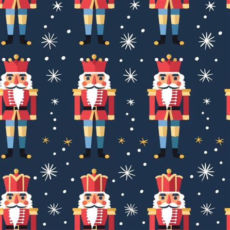 Download Festive Nutcracker Pattern Patterns Online Creative Fabrica