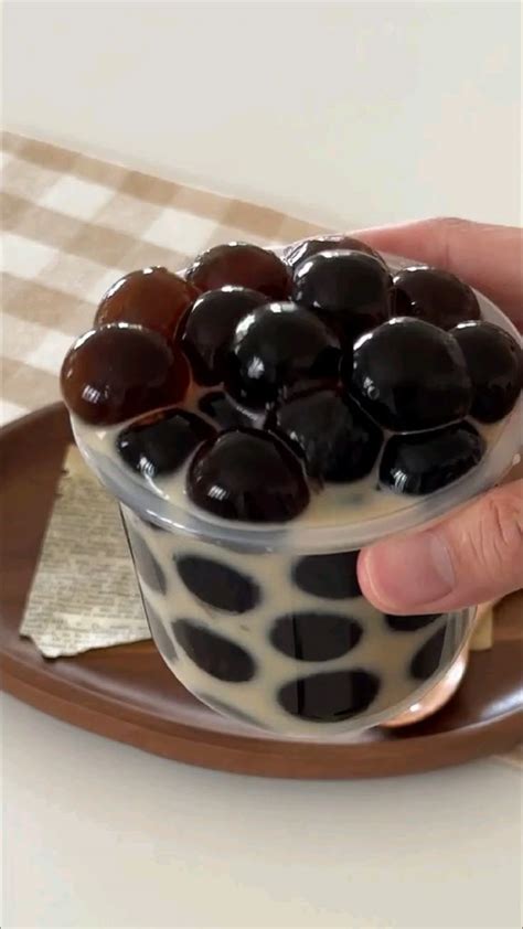 Viral Boba Drink Recipe with Grass Jelly
