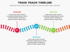 Train Track Timeline PowerPoint And Google Slides Template PPT Slides