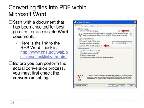 ppt creating section 508 compliant pdf documents i powerpoint
