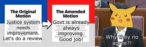 Why They No Agree To Pass Amended Motion Rsingapore