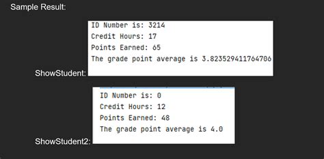 Solved Java Instructions Create 3 Classes Student