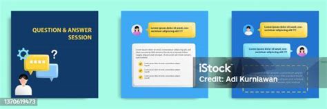 소셜 미디어 유익한 Faq 게시물 배너 템플릿 레이아웃 디자인 3d 만화 스타일 문자와 다색 배경 질문 답변 거품 채팅 텍스트 상자 질의응답에 대한 스톡 벡터 아트 및 기타