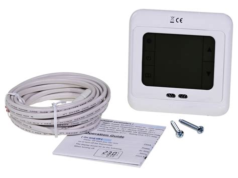 Touchscreen thermostat 24/7 illuminated display - AD68 | SMART HOME ...
