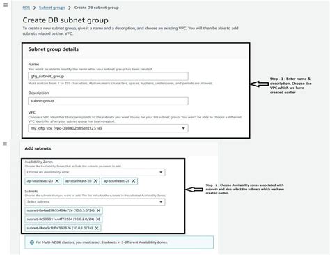 Configuring Rds Instances In A Private Subnet Geeksforgeeks