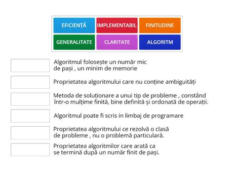 ProprietĂȚile Algoritmului Match Up