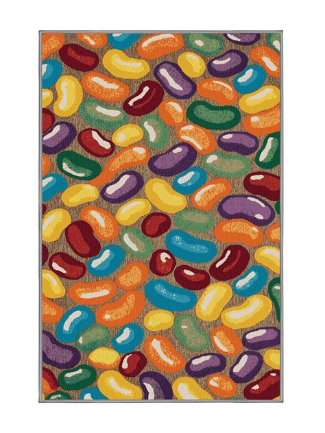 Dakota Fields Washable Jelly Beans Desserts Area Rug Wayfair Canada