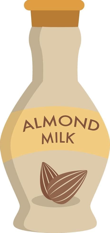Almond Milk Illustration Vector On White Background 12268068 Vector