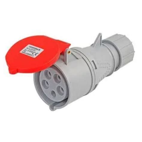 Connector Socket Red 415 Volt 32amp 5 Pin