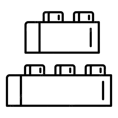 Lego Clipart Black And White
