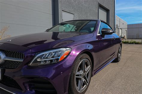Purple Mercedes E Coupe Ax Purple Wrap