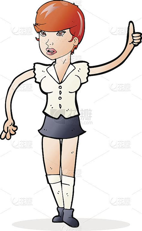 卡通美女问问题