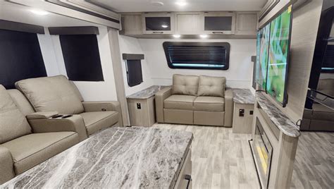 Living Room Travel Trailer Fiberglass 23 Travel Trailer Escape