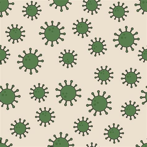 Seamless Virus Pattern 11854559 Vector Art At Vecteezy