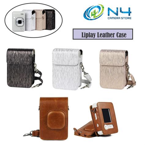 Fujifilm Instax Mini Liplay Leather Case Cover With Shoulder Strap For Fujifilm Instax Mini
