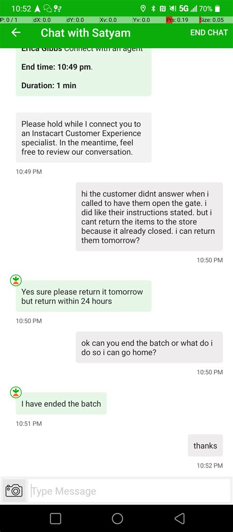 Must Be Returned Rinstacartshoppers