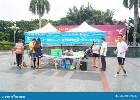 Garbage Classification At A Campus In Wuhan City China Editorial Photo