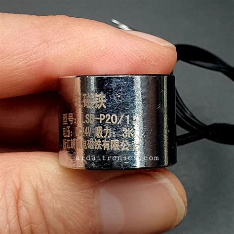 24v Electromagnet 3kg Holding Force Arduino Raspberry Pi Nodemcu Iot Nvidia Lora Ai