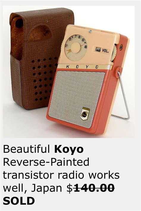 Vintage Capri Transistor Radio Model Ktr 621 Am Band 6 Transistors Made In Japan Circa 1959