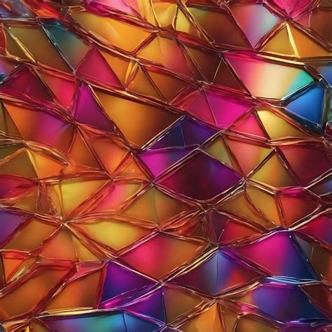 Premium Ai Image Abstract Background With Patterned Glass Texture