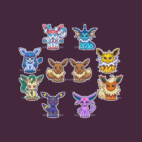 Píxeles De Sprites De Eevee