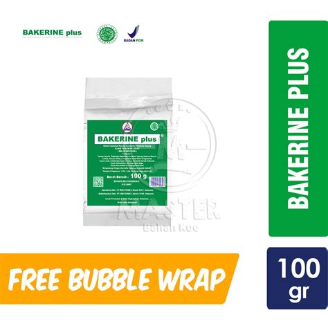 Jual Bread Improver Bakerine Plus 100 Gram Halal Shopee Indonesia
