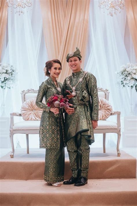 Songket Wedding Gown Inspiration Muslimah Wedding Dress Minimal
