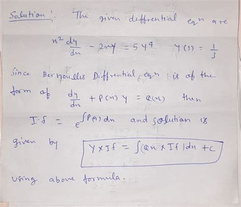 Solved Please Solve Solve The Given Initial Value Problem The De Is