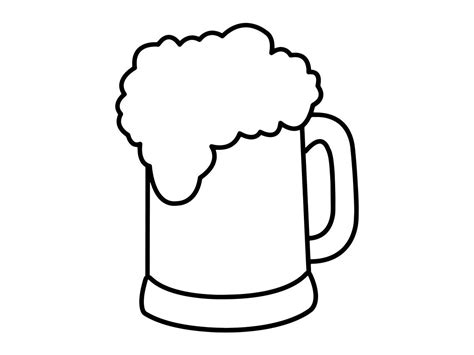 Beer Outline Svg Beer Mug Svg Beer Svg Beer Mug Clipart Beer Files