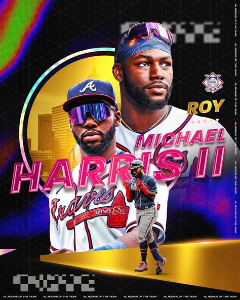 Congrats To Michael Harris For Winning The 2022 Nl Rookie Of The Year