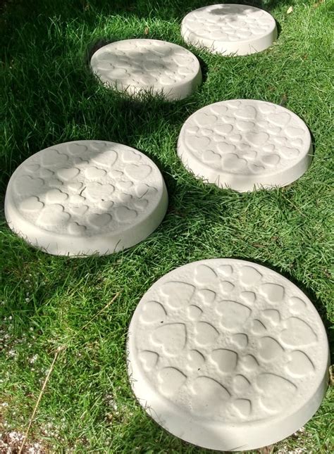 Plain Concrete Stepping Stones