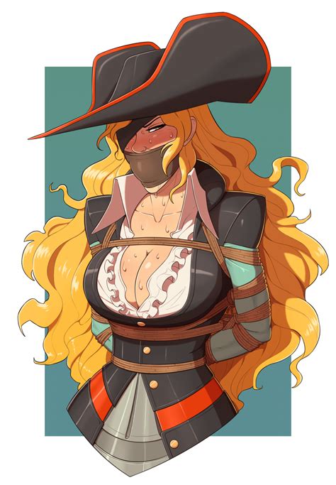 Rule 34 Arms Behind Back Big Breasts Bondage Brown Eyes Cleavage