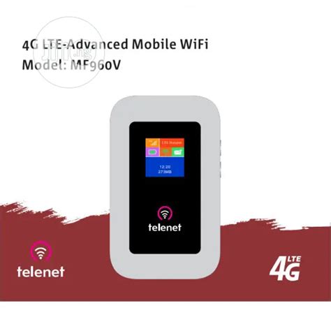 Telenet G Lte Mobile Wifi Screen Display For All Networks In Ikeja Networking Products