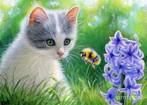 Barnabys Bumblebee Painting By Bridget Voth Fine Art America