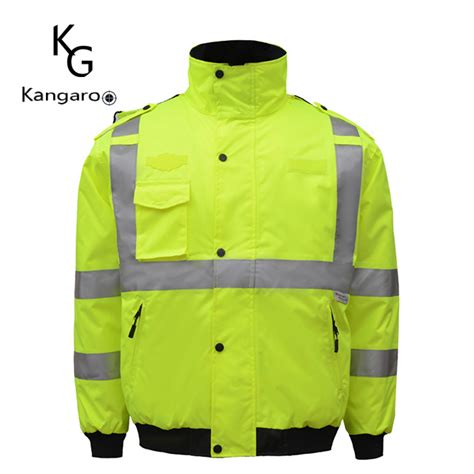 Construction Industrial Engineer Workers Safety High Vis Reflective Jackets