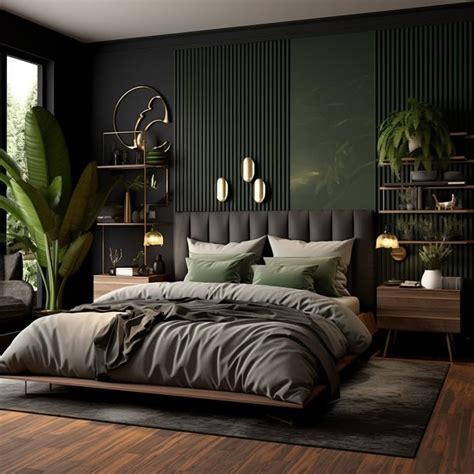 Black And Green Bedroom Ideas Black Bedroom With Green Bedroom