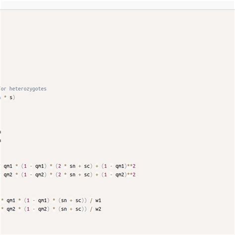 Pseudocode That Will Be Interpreted As A Model Step Function For Gene