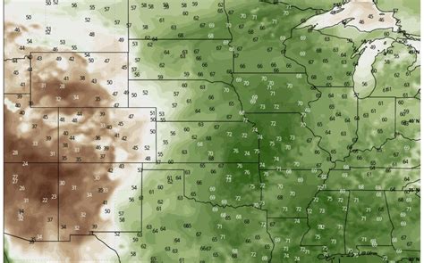 Midwest Going To Get Moist More Consistently Next Week With High Dew