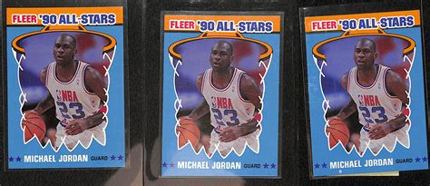 Lot Detail Lot Of 80 Mostly 1990s Michael Jordan Basketball Cards