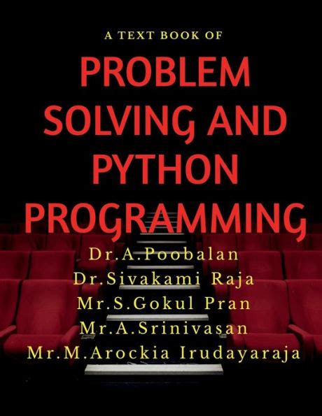Problem Solving And Python Programming By A Paperback Barnes And Noble®