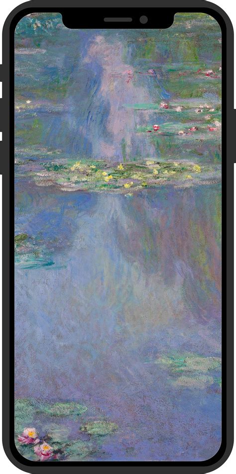 【無料壁紙】クロード・モネ「睡蓮 1907 A」 Claude Monetwater Lilies 1907 A Kabegani（カベガニ）