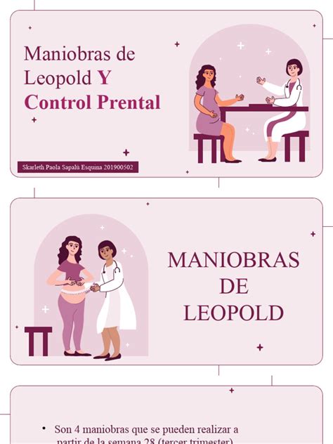 Maniobras Leopold Y Control Prenatal Pdf Pelvis El Embarazo