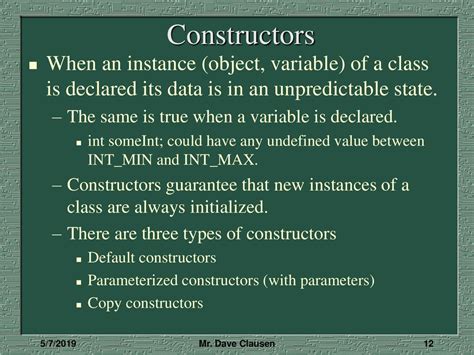 Chapter 9 Introduction To Classes Ppt Download