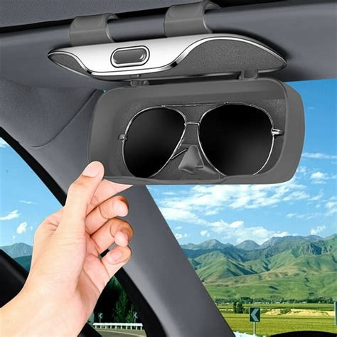 Car Sunglass Holder Eyeglass Holder Car Visor Glasses Case Sunglasses