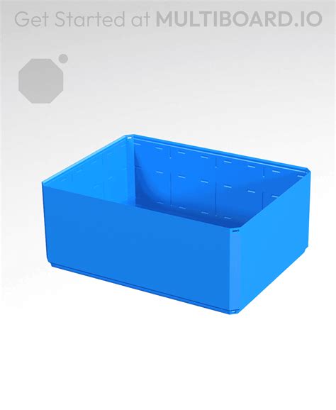 4x3x15 Simple Walls Standard Click In Multibin Shell Extension