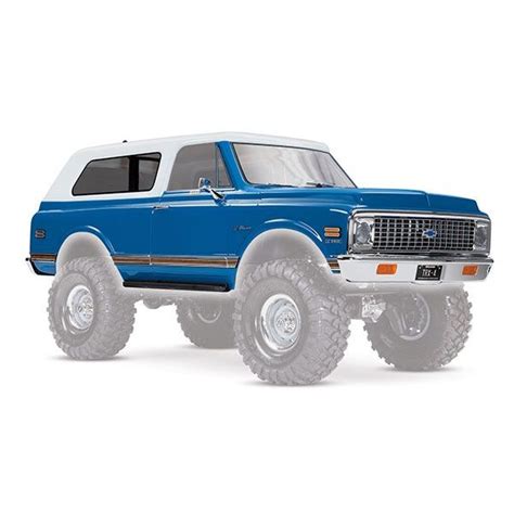 Traxxas Complete 1972 Chevrolet Blazer Body Kit Blue Tra9111x Cars