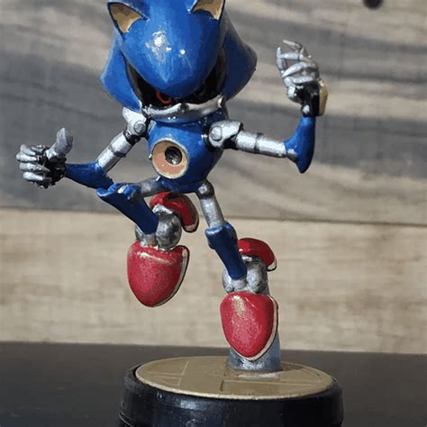 🎲 Team Eggman Figurine Set Eggman Metal Sonic Infinite E102 Gamma And Chaos Amiibo Figures