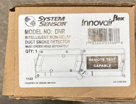 System Sensor Dnrw Duct Smoke Detector For Sale Online Ebay