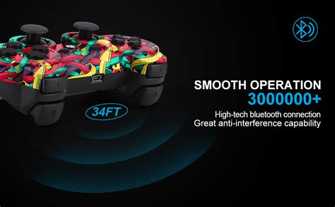 Yinjie 2 Pack Wireless Controller Compatible With Ps3